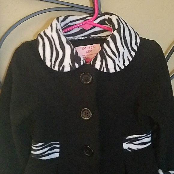 Copper Key | Jackets & Coats | Copper Key Girls Zebra Print Fleece ...